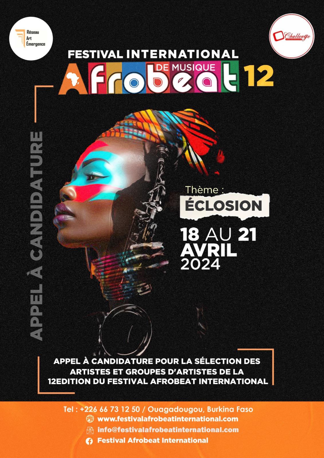Appel ouvert : 12e édition du Festival Afrobeat International au ...