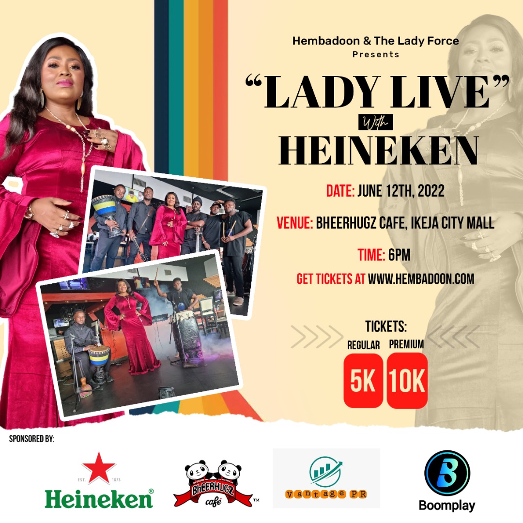 LADY LIVE with HEINEKEN | Music In Africa