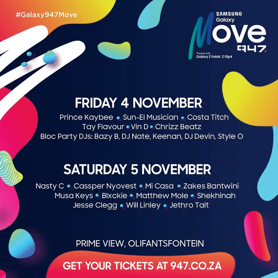 Galaxy 947 Move Festival | Music In Africa