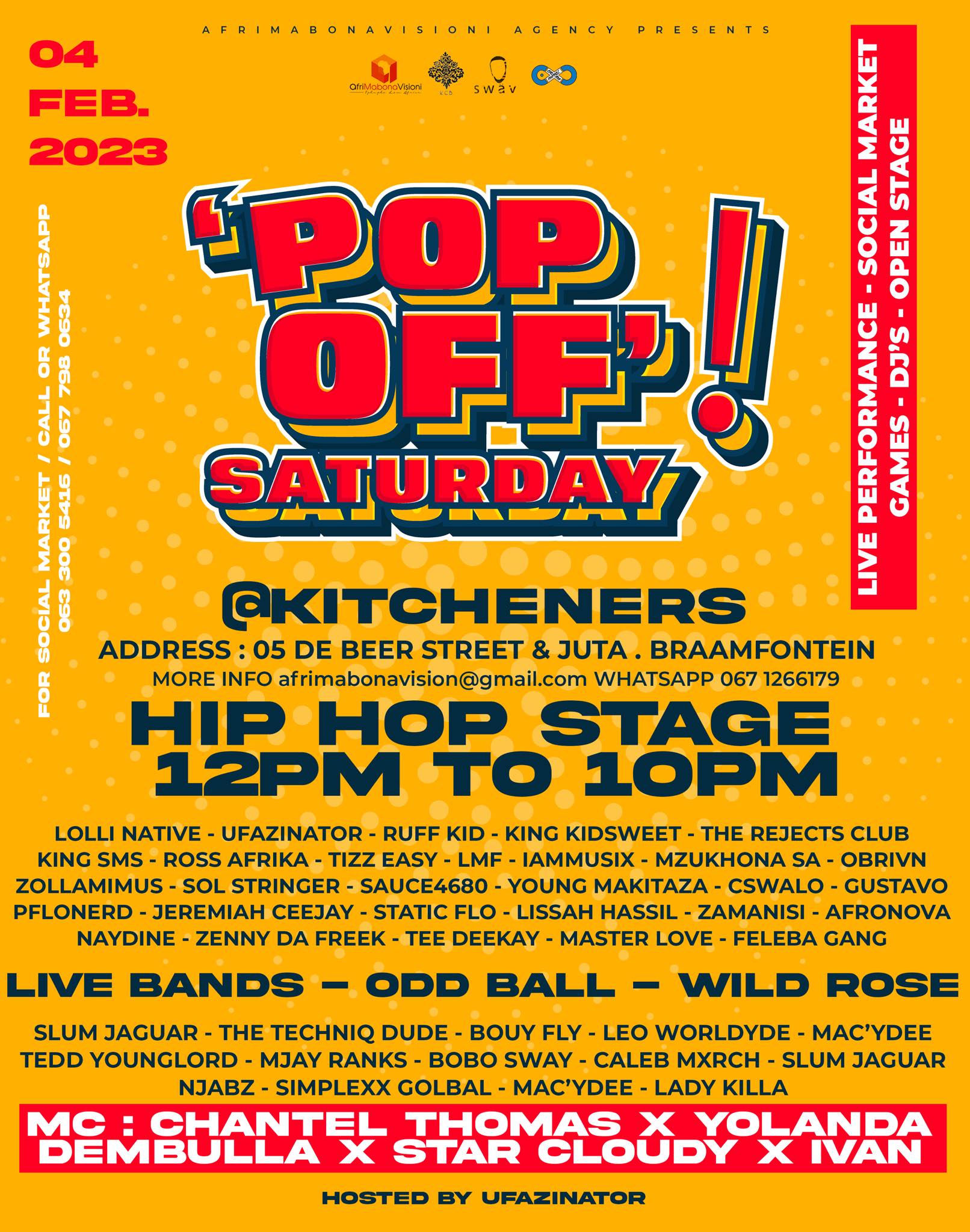 'POP OFF' Saturday | Music In Africa