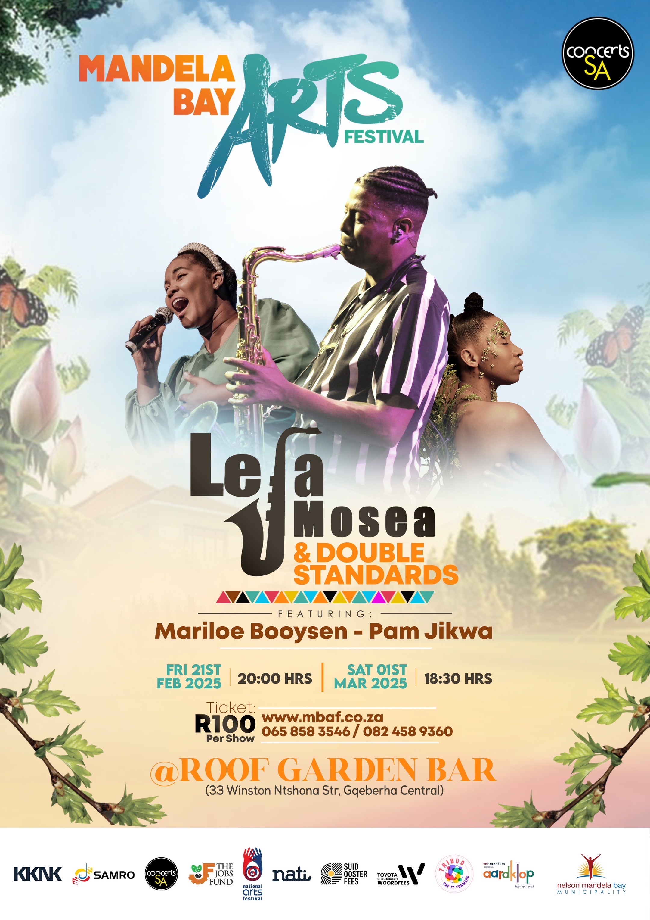Lefa Mosea and The Double Standards Live at Mandela Bay Arts Festival 2025 | Music In Africa