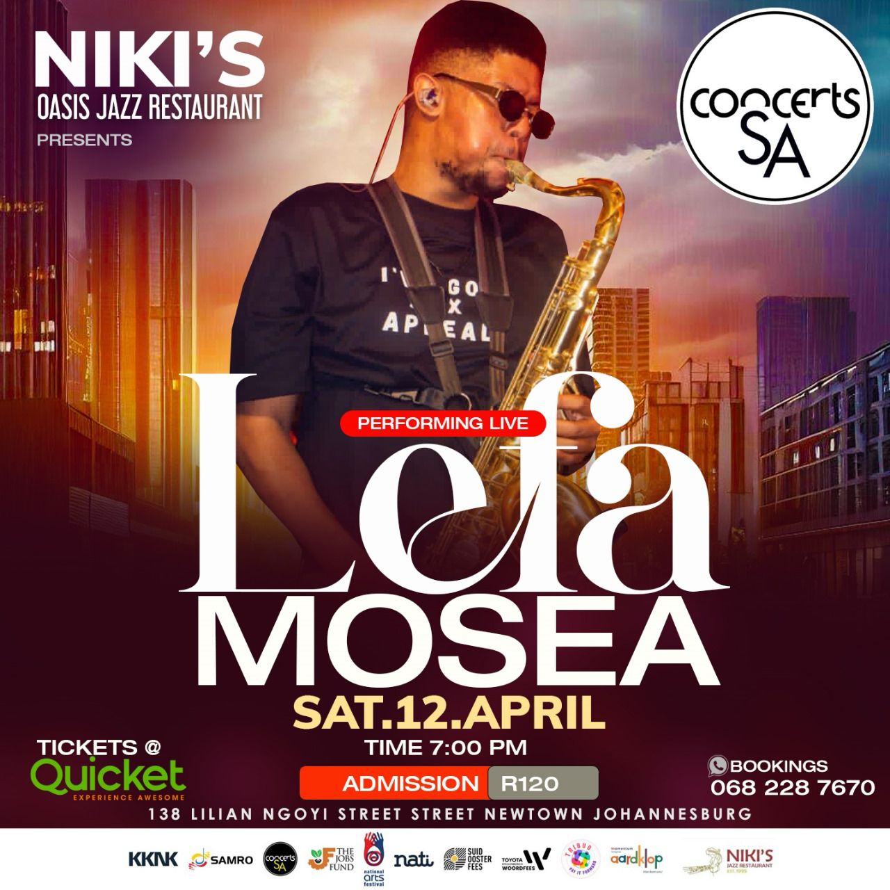 Lefa Mosea live at Niki's Oasis | Music In Africa