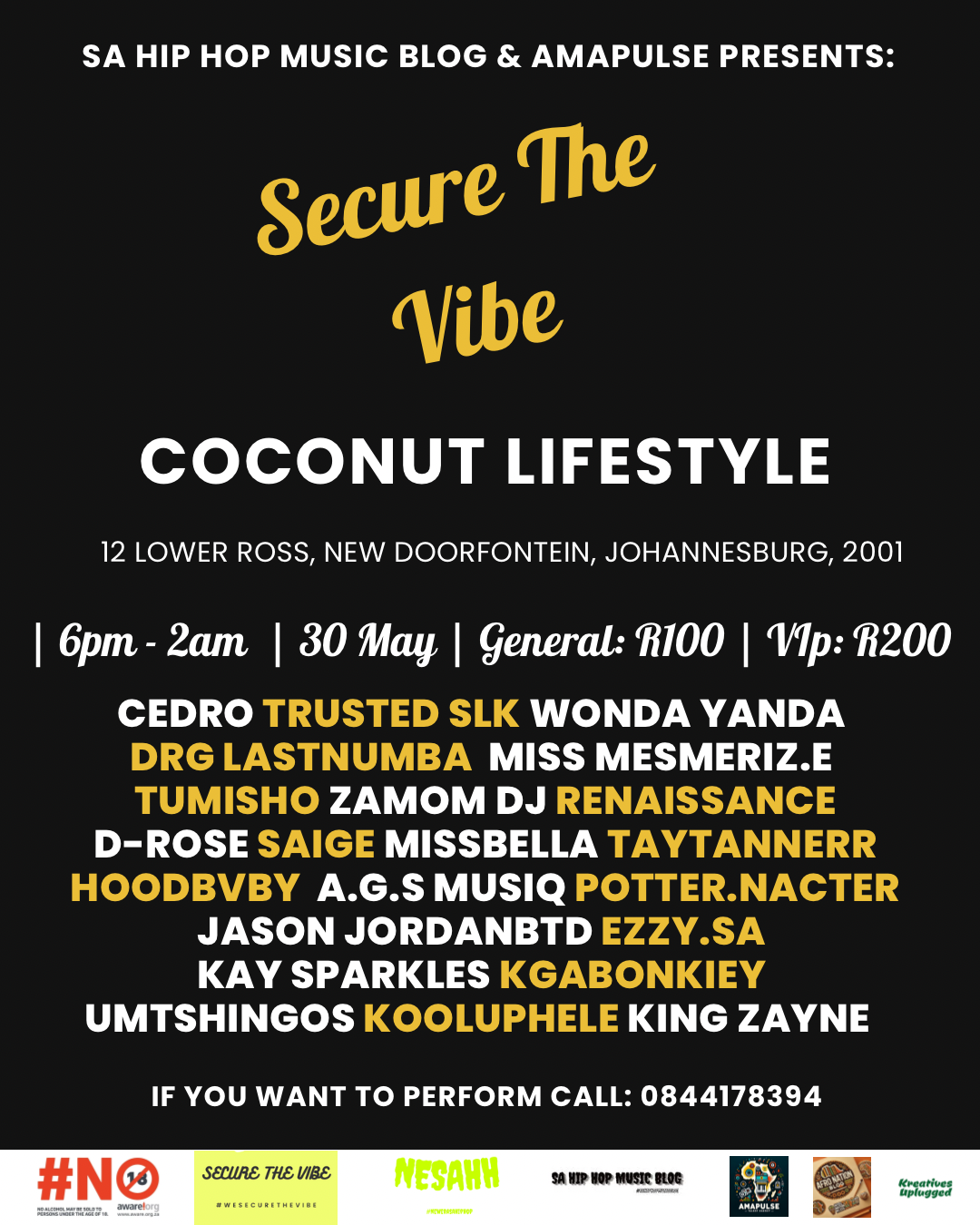 Secure the Vibe Tour Phase 1 | Music In Africa