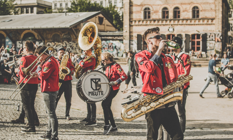 Interview: German techno brass band Meute | Music In Africa